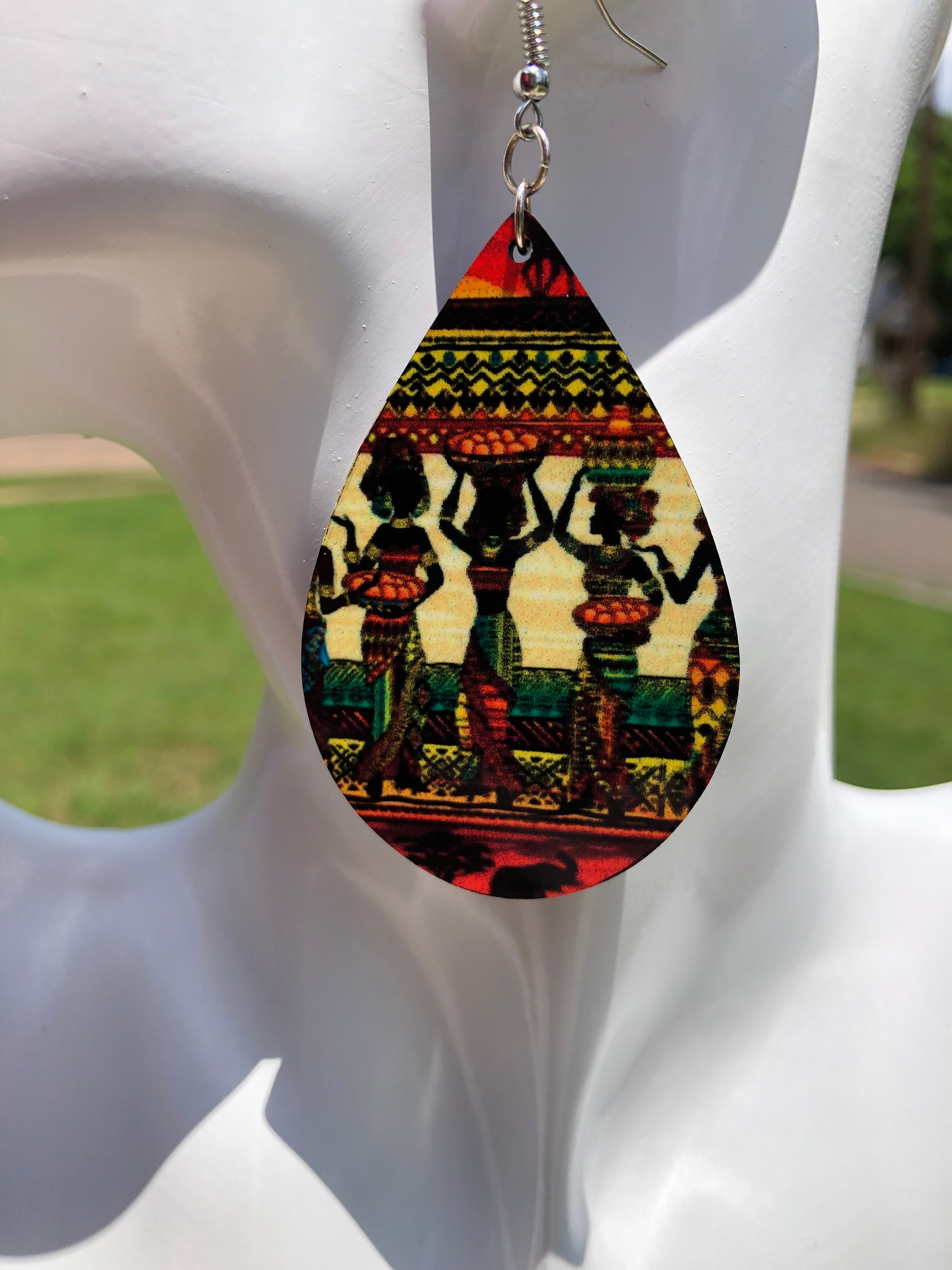 Powerful Sisters Sublimated Teardrop Earrings - Etsy