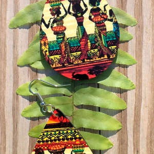 Powerful Sisters Sublimated Teardrop Earrings - Etsy