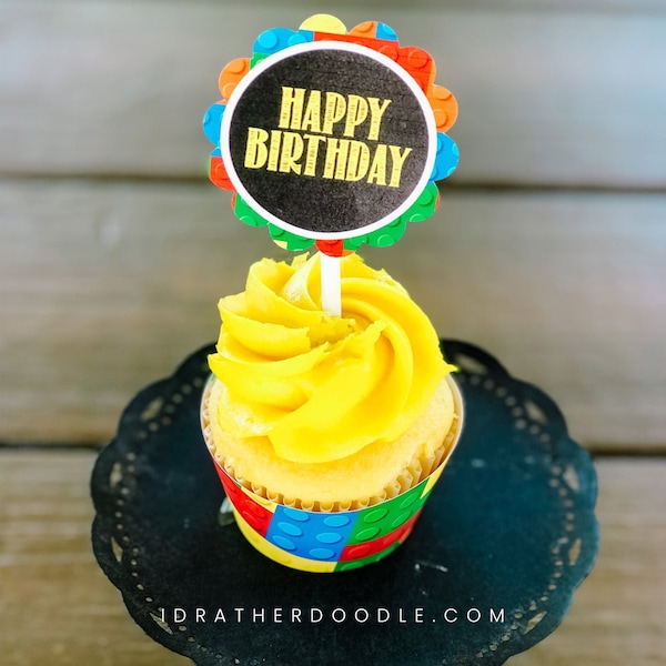 Chalkboard Cupcake - Etsy