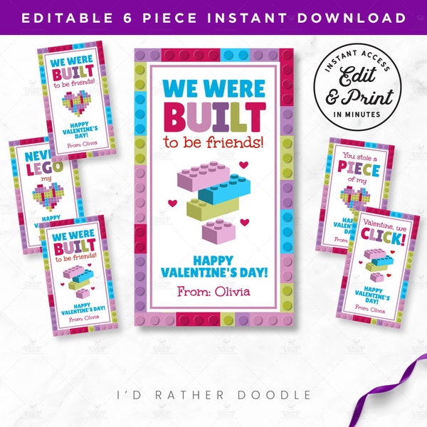 Valentine Blocks - Etsy