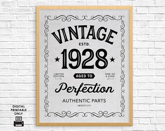 Back in 1930 Newspaper Poster / Printable / 93rd Birthday - Etsy Canada