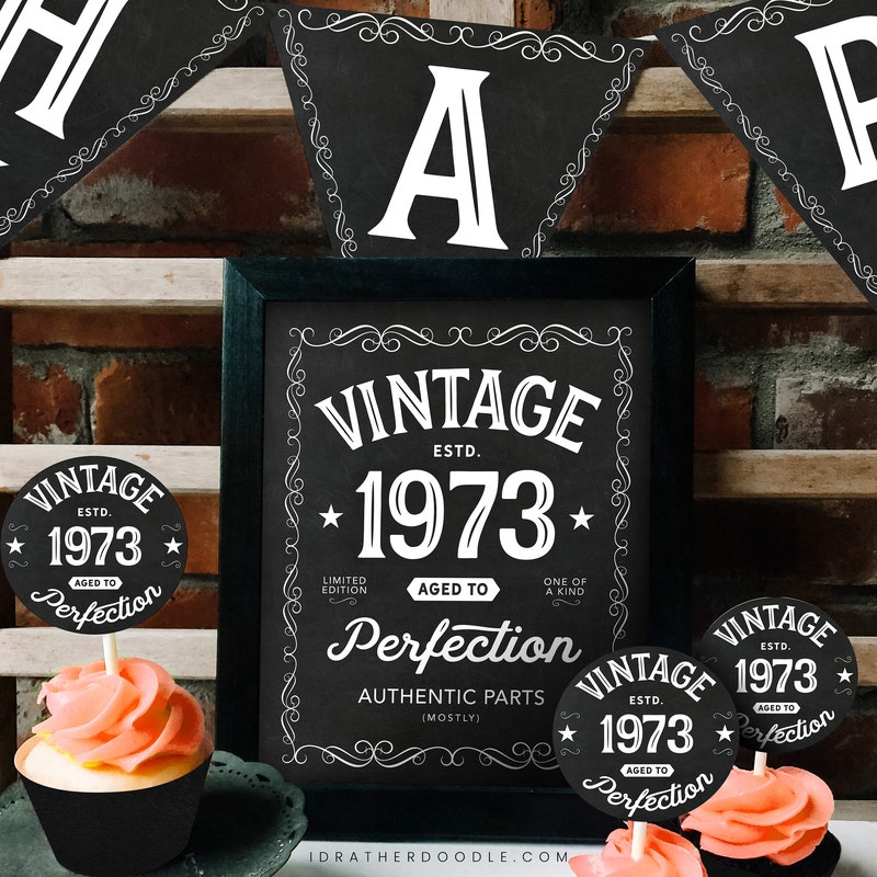 1973 Birthday Decor - Etsy