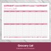 Printable Editable Kitchen Organization Kit 6 Pages Pantry, Fridge ...