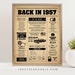 Back in 1957 - Newspaper Sign - Events - Birthday Sepia Newspaper ...