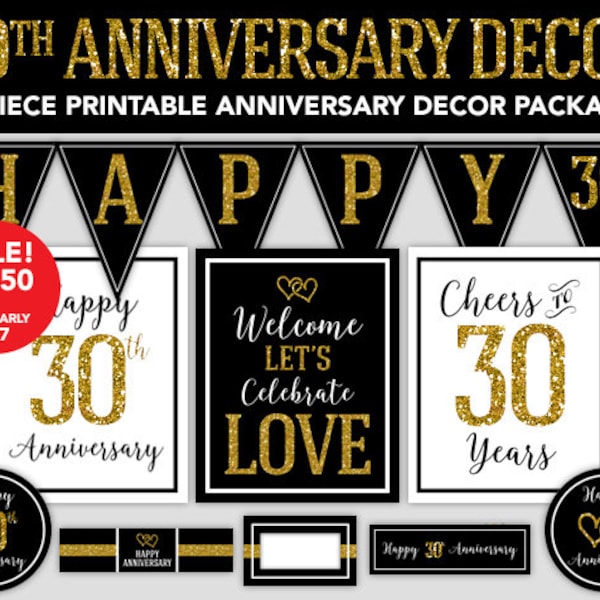 30th Anniversary - Etsy
