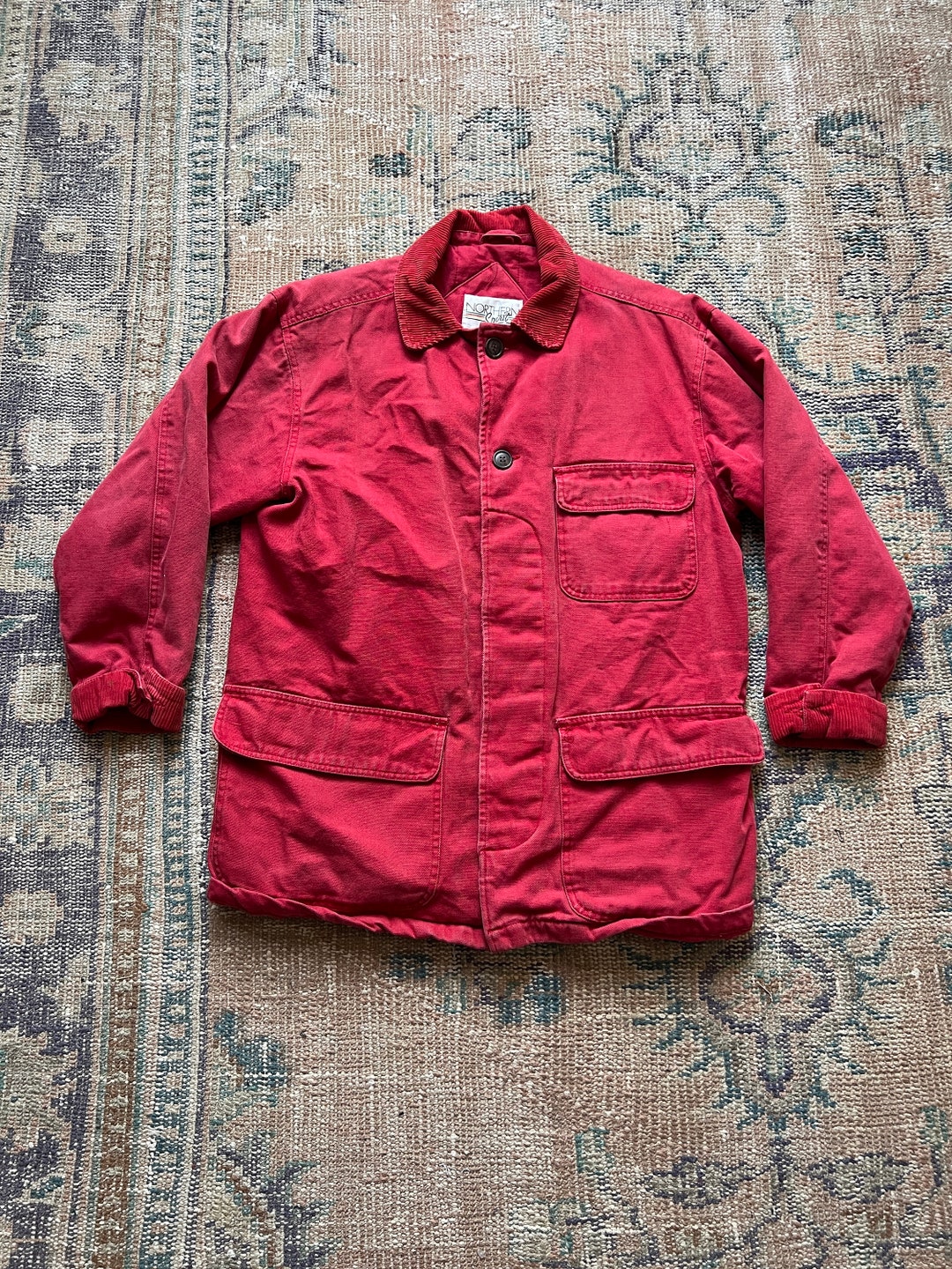 Vintage Northern Spirit Red Barn Jacket - Etsy