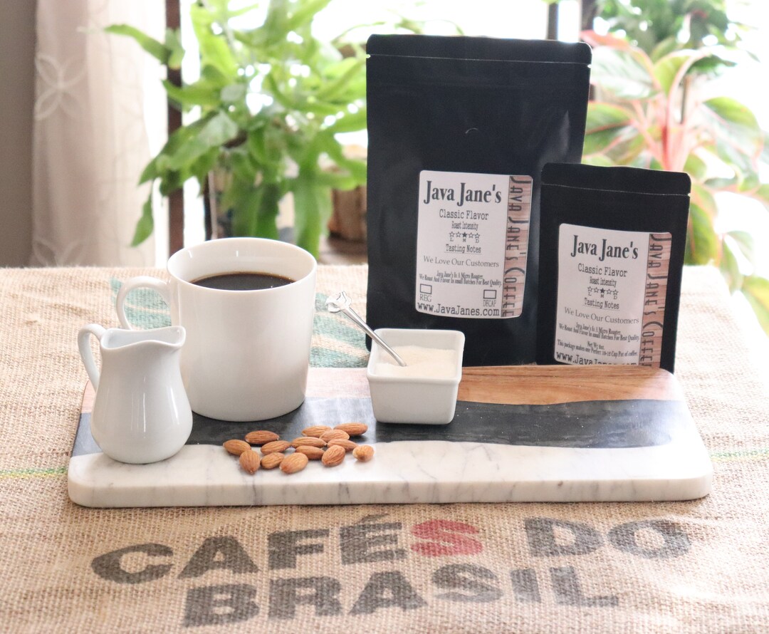 Chocolate Almond Flavored Coffee Fresh Roasted Coffee Beans Java Jane's - Etsy