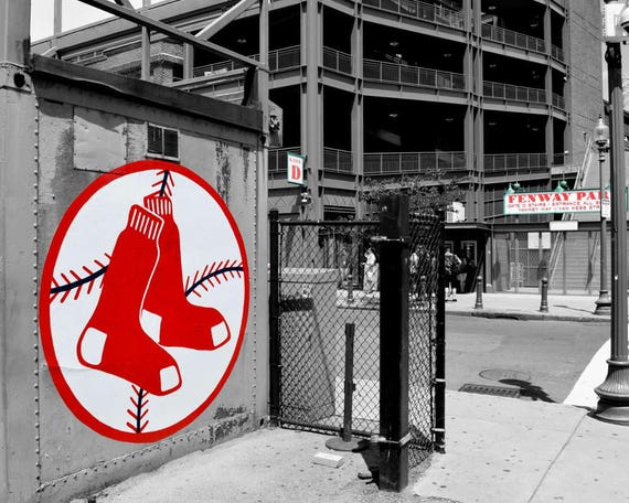 Fenway Park Logo Boston Massachusetts Photography Prints | Etsy