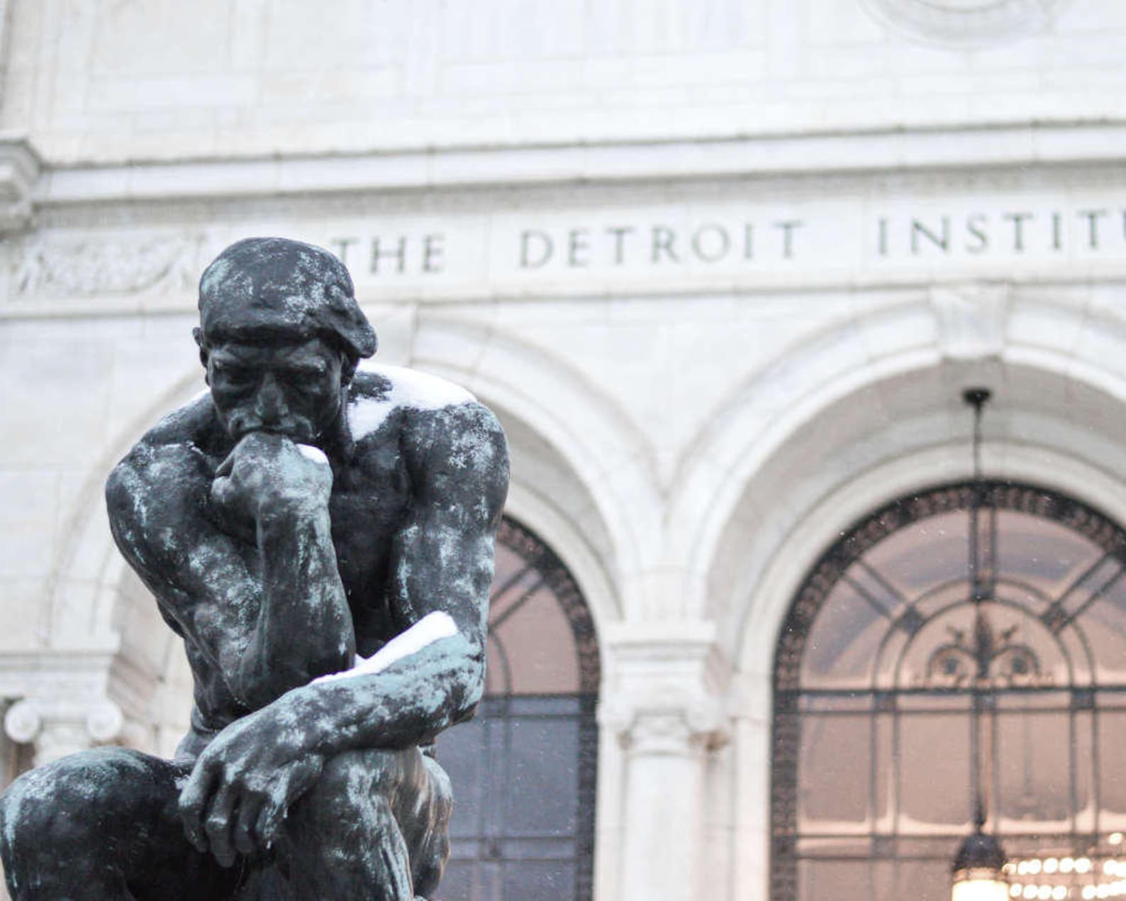 Thinker Statue at the DIA, Detroit, Michigan- Photography Prints - Etsy