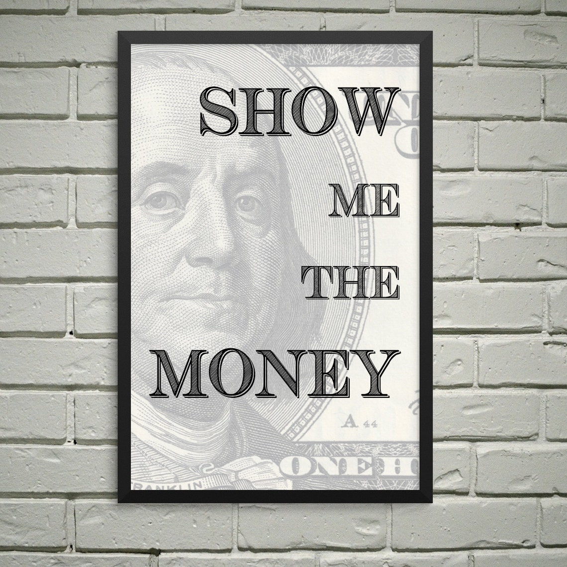 Show Me the Money Poster Motivational Poster Office Decor - Etsy