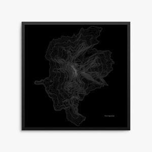 Three Fingered Jack Poster, Three Fingered Jack Oregon, Three Fingered ...