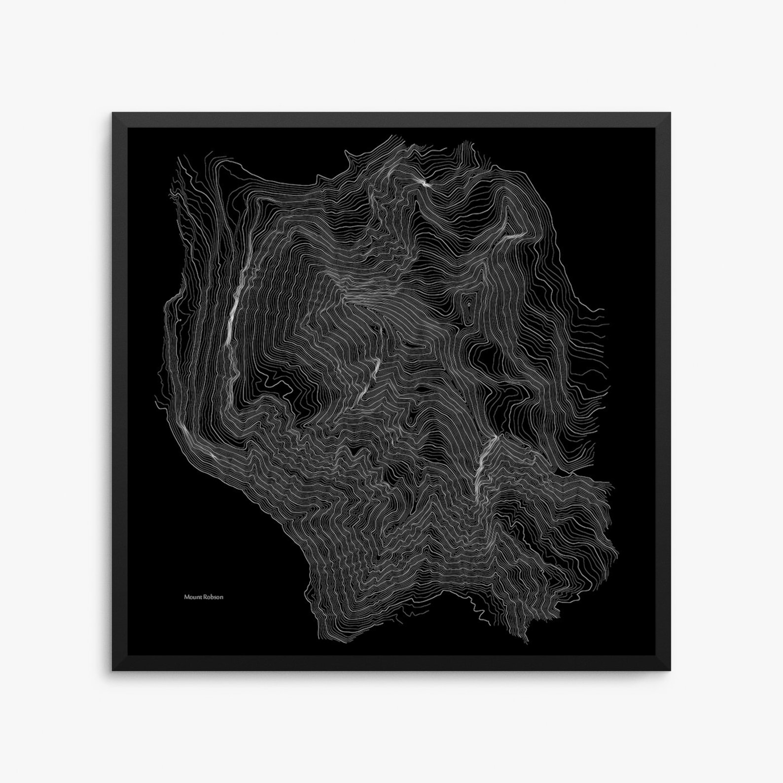 Mount Robson Poster Mount Robson BC Mount Robson Map Art - Etsy