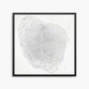 Mount Fuji Poster, Mount Fuji, Mount Fuji Map Art, Mount Fuji Contour ...