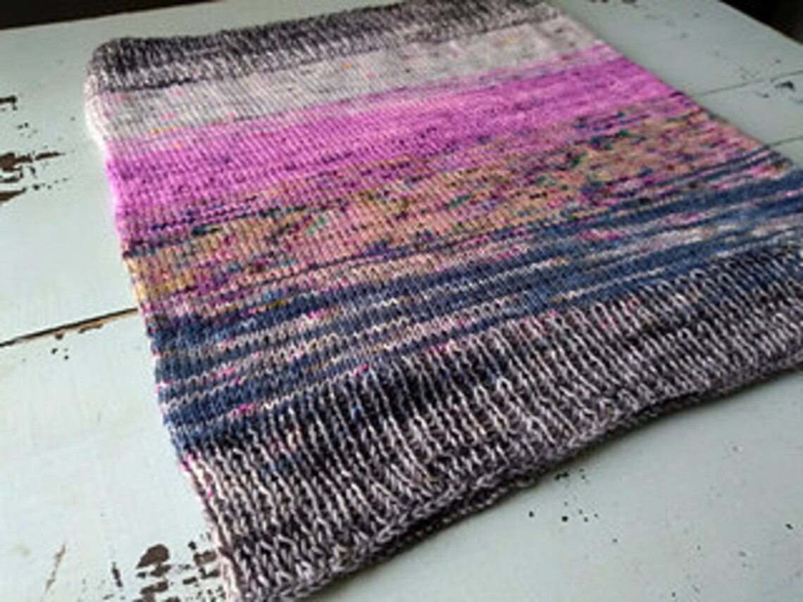 Fast Fade Cowl PDF Downloadable Knitting Pattern - Etsy