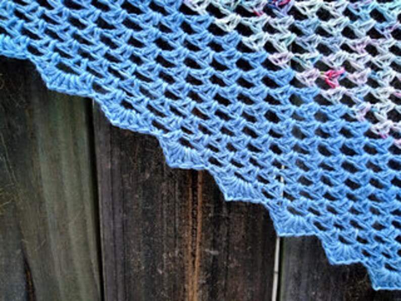 Mondays at the Library Shawl PDF Downloadable Crochet Pattern - Etsy
