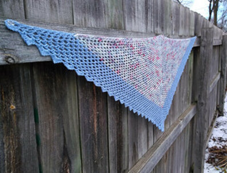 Mondays at the Library Shawl PDF Downloadable Crochet Pattern - Etsy