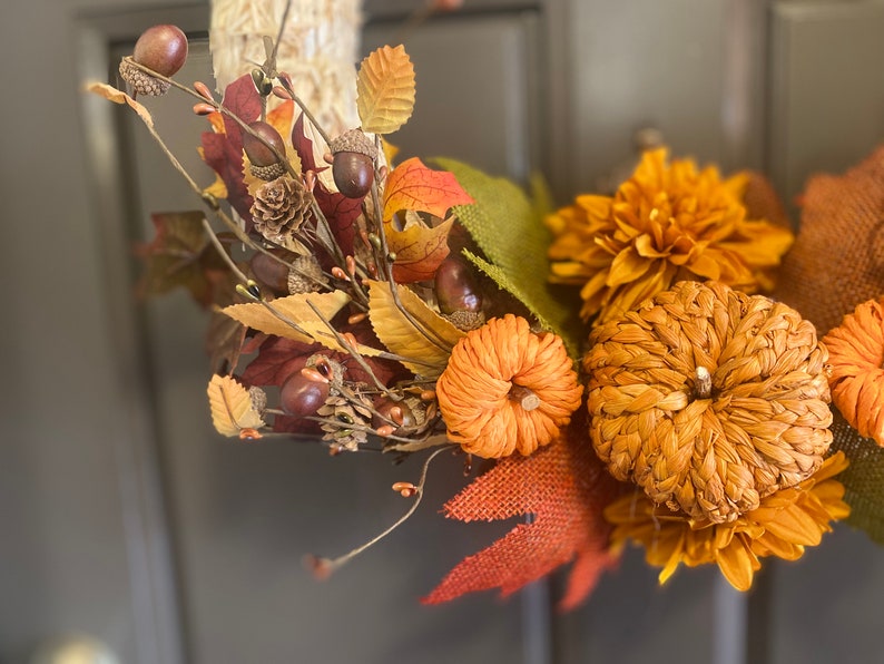 Straw Fall Wreath - Etsy