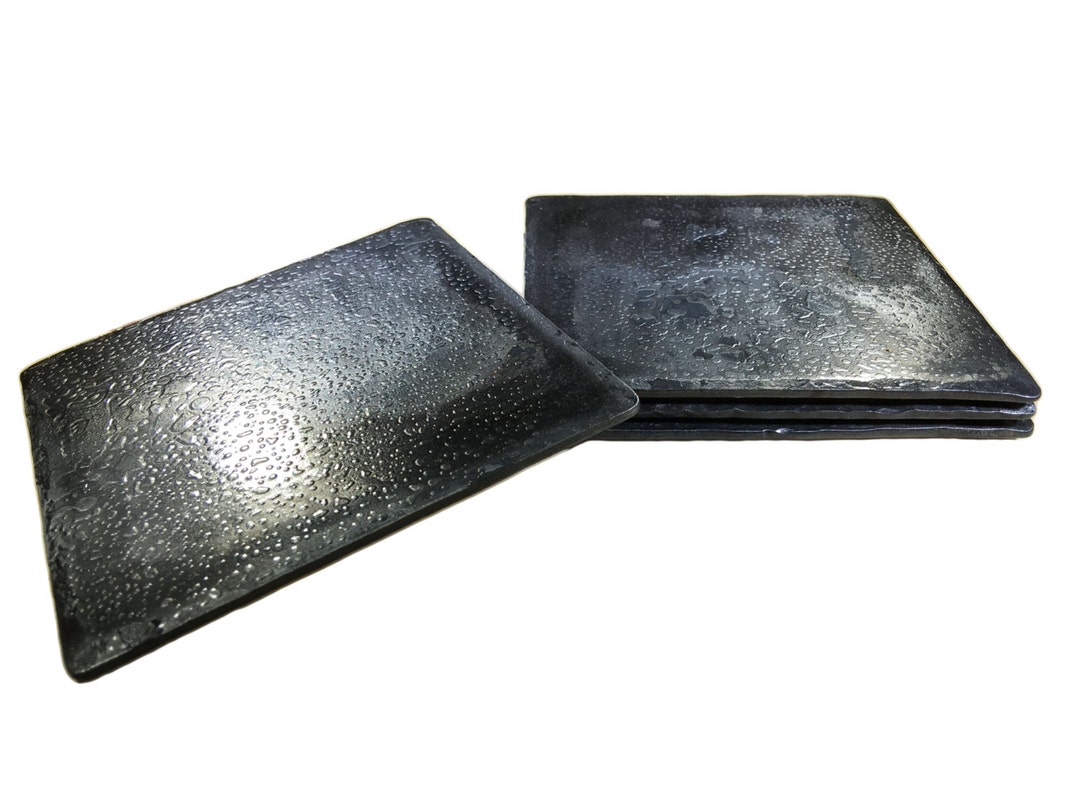 Forged Iron Square Coasters - Set of 4 - Etsy