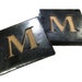 Forged Iron Square Monogram Coasters - Set of 4 - Etsy