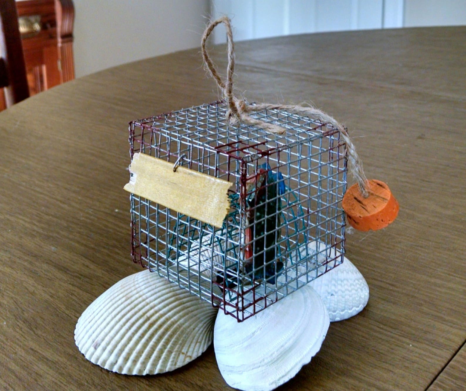 Miniature Crab Pot Nautical Decor Ornament Personalized - Etsy