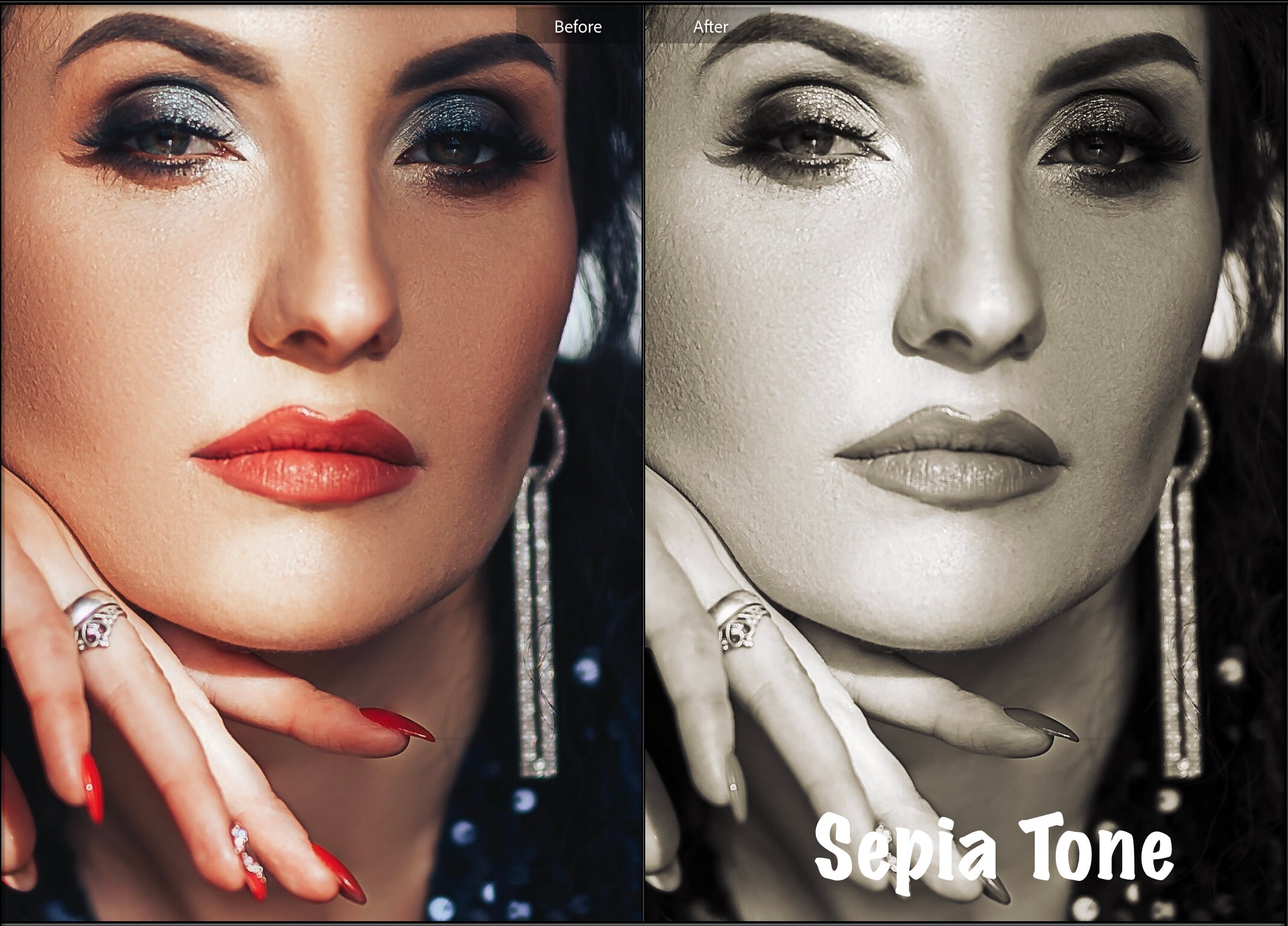 Sepia Presets and Selenium Tone Presets Bundle of 15 - Get the Look of ...
