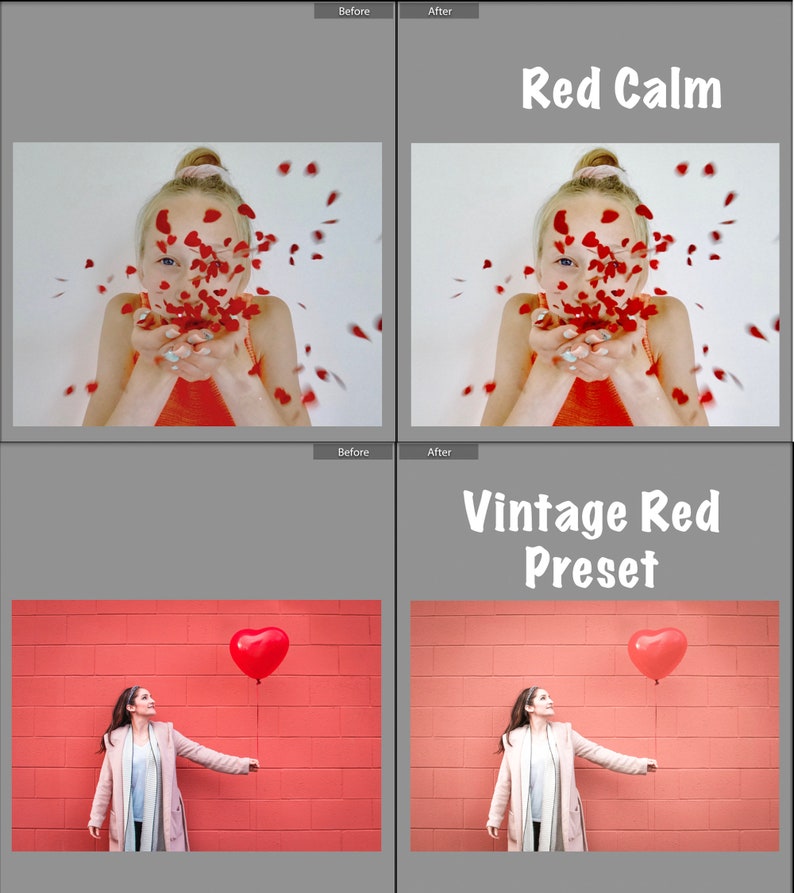 Lovely Red Presets for Lightroom Mobile and Desktop Bundle - Etsy