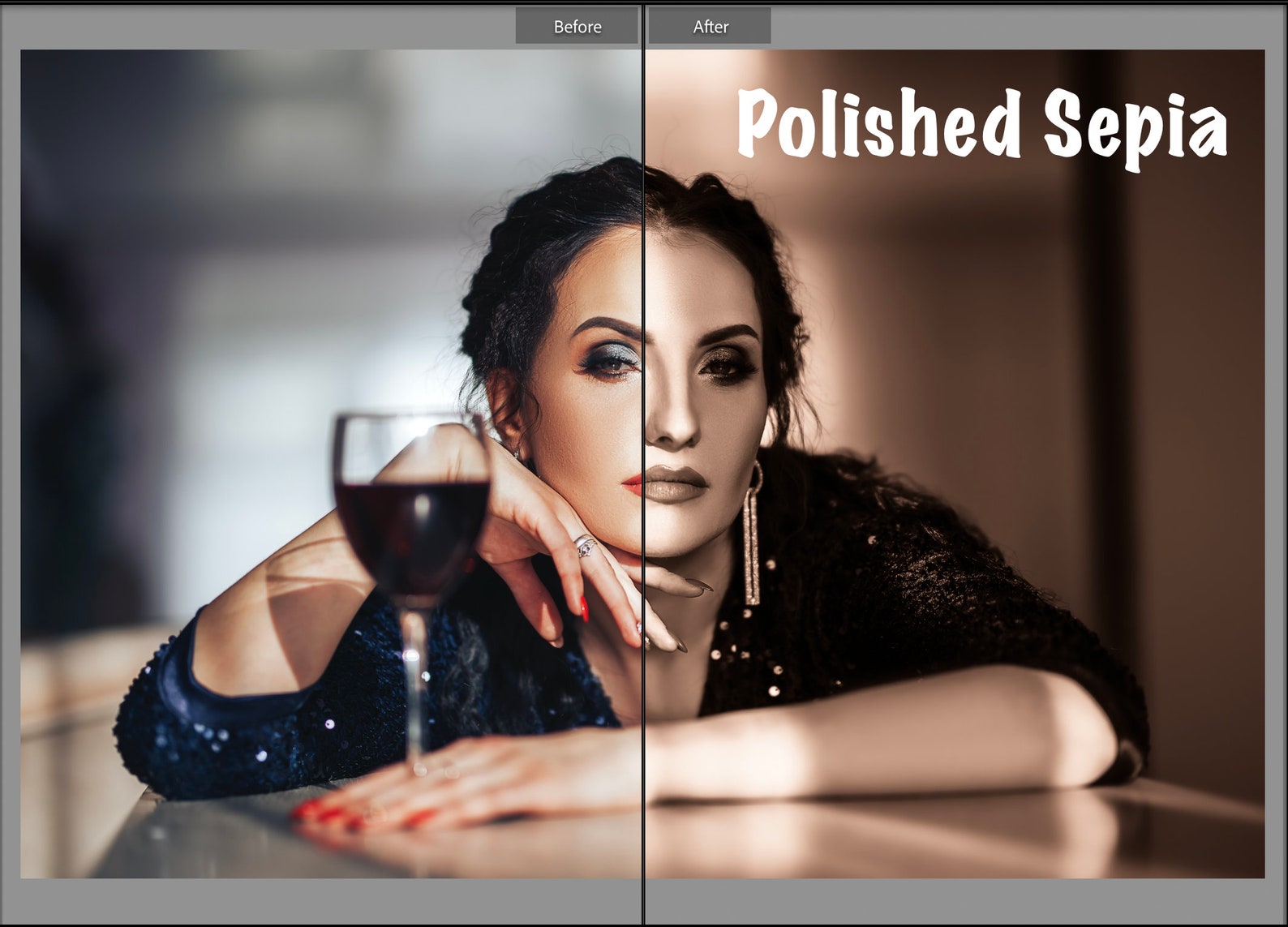 Sepia Presets and Selenium Tone Presets Bundle of 15 - Get the Look of ...