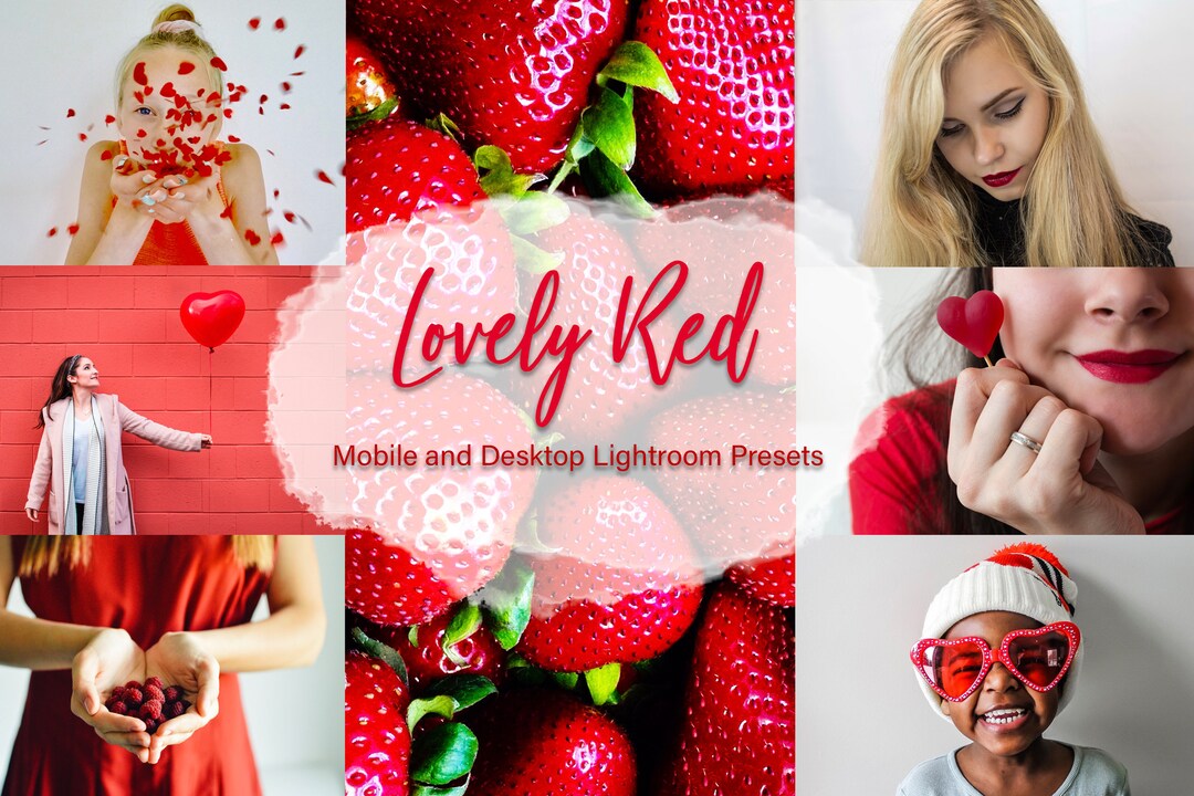 Lovely Red Presets for Lightroom Mobile and Desktop - Bundle of 10 ...