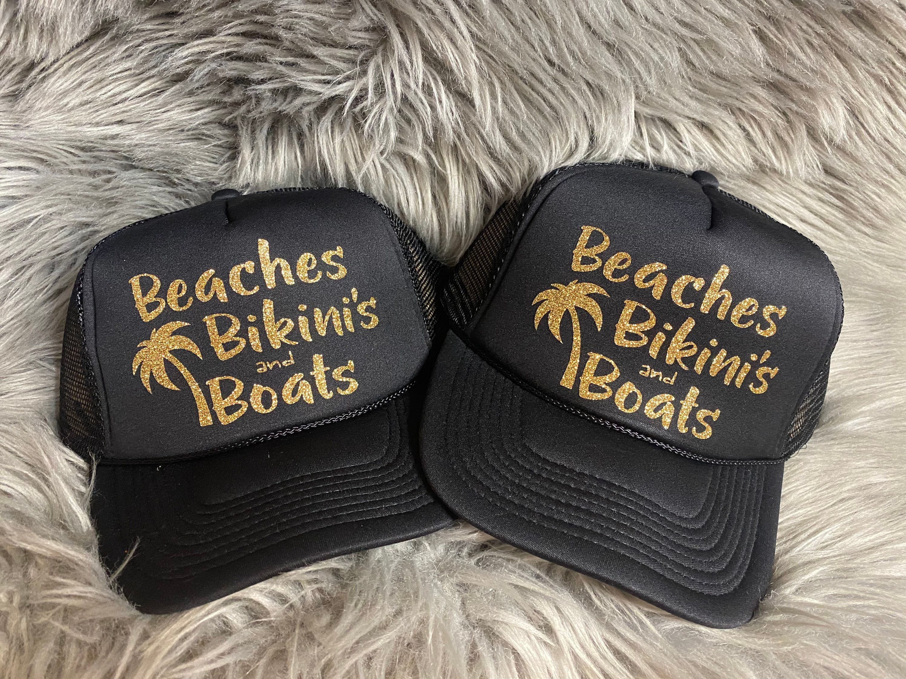 Womens Trucker Hat. Boat Hat. Lake Life. Black Hat. Custom | Etsy