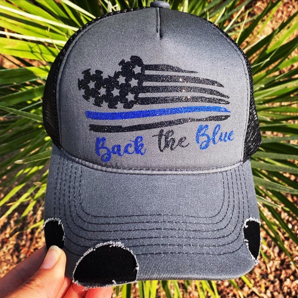 Back the Blue Hat - Etsy