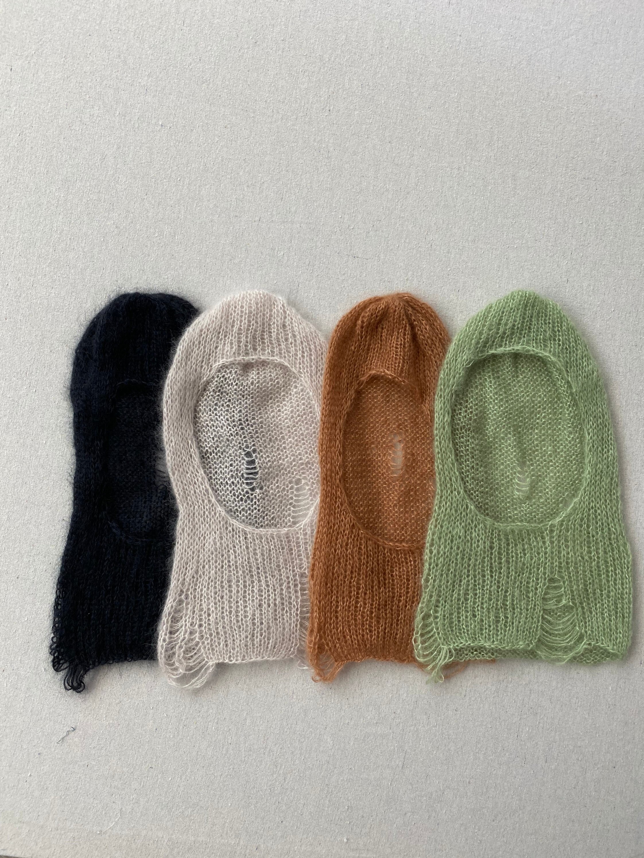 Balaclava Color Green pink Brownblack - Etsy