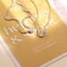 Sterling Silver Ball Chain Solitaire Necklace - Everyday Bezel Necklace ...