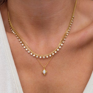 Sterling Silver - Rose Gold - Yellow Gold Baby Curb Chain With Cubic ...