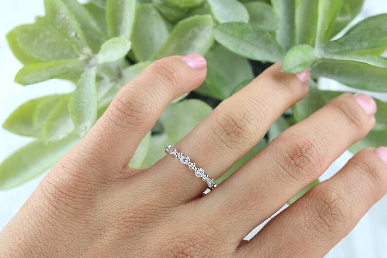 Sterling Silver Stackable Rings Unique Stackable Rings - Etsy