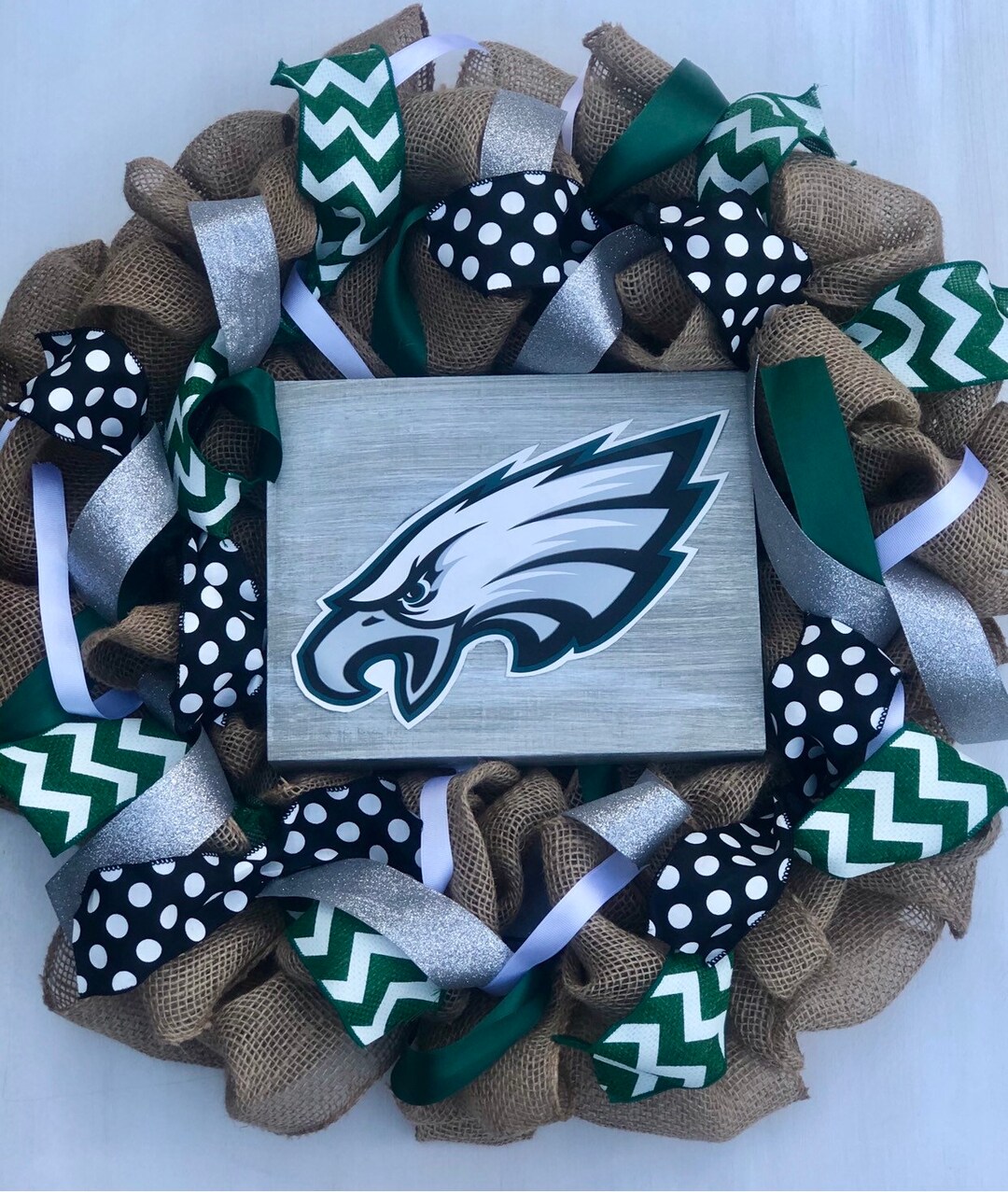 Philadelphia Eagles Wreath - Etsy
