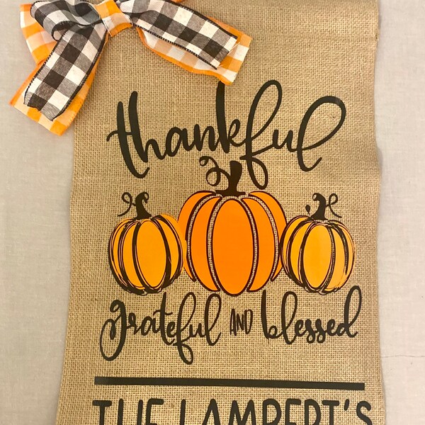 Burlap Garden Flag - Etsy