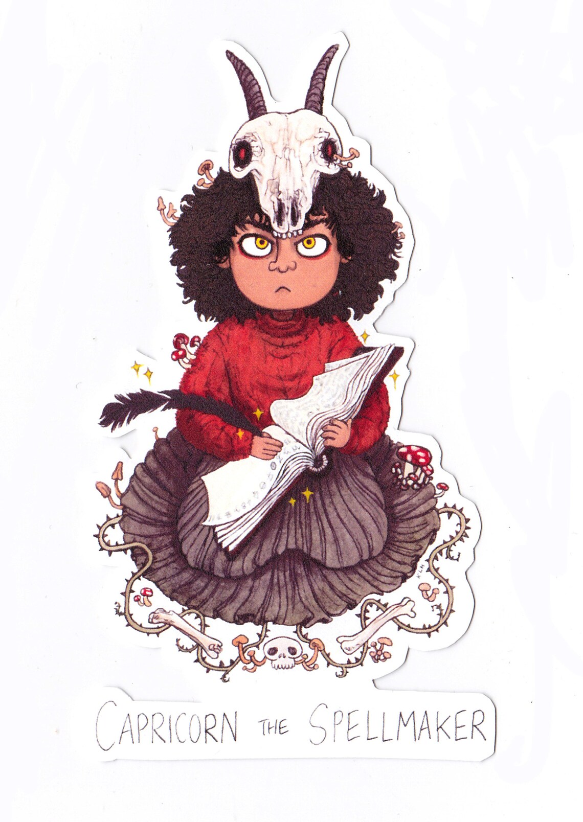 Capricorn the Spellmaker 'zodiac Warriors' - Etsy
