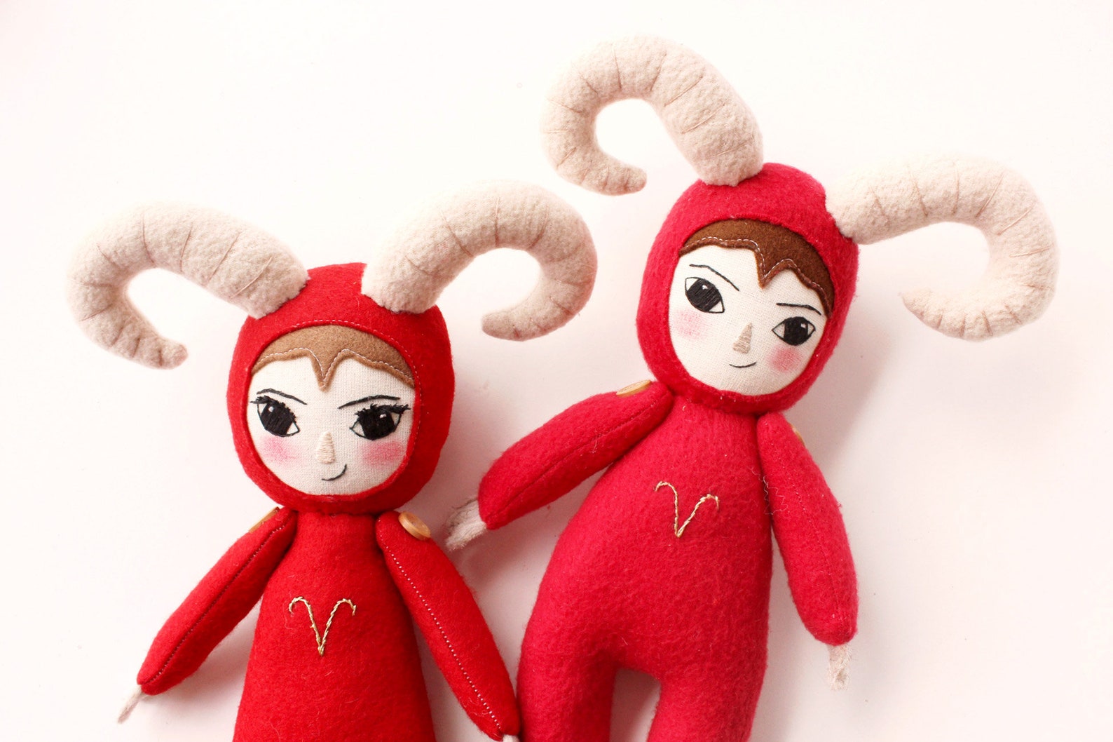 Aries Doll PDF Sewing Pattern & Tutorial -english / Español- Patrón Y ...
