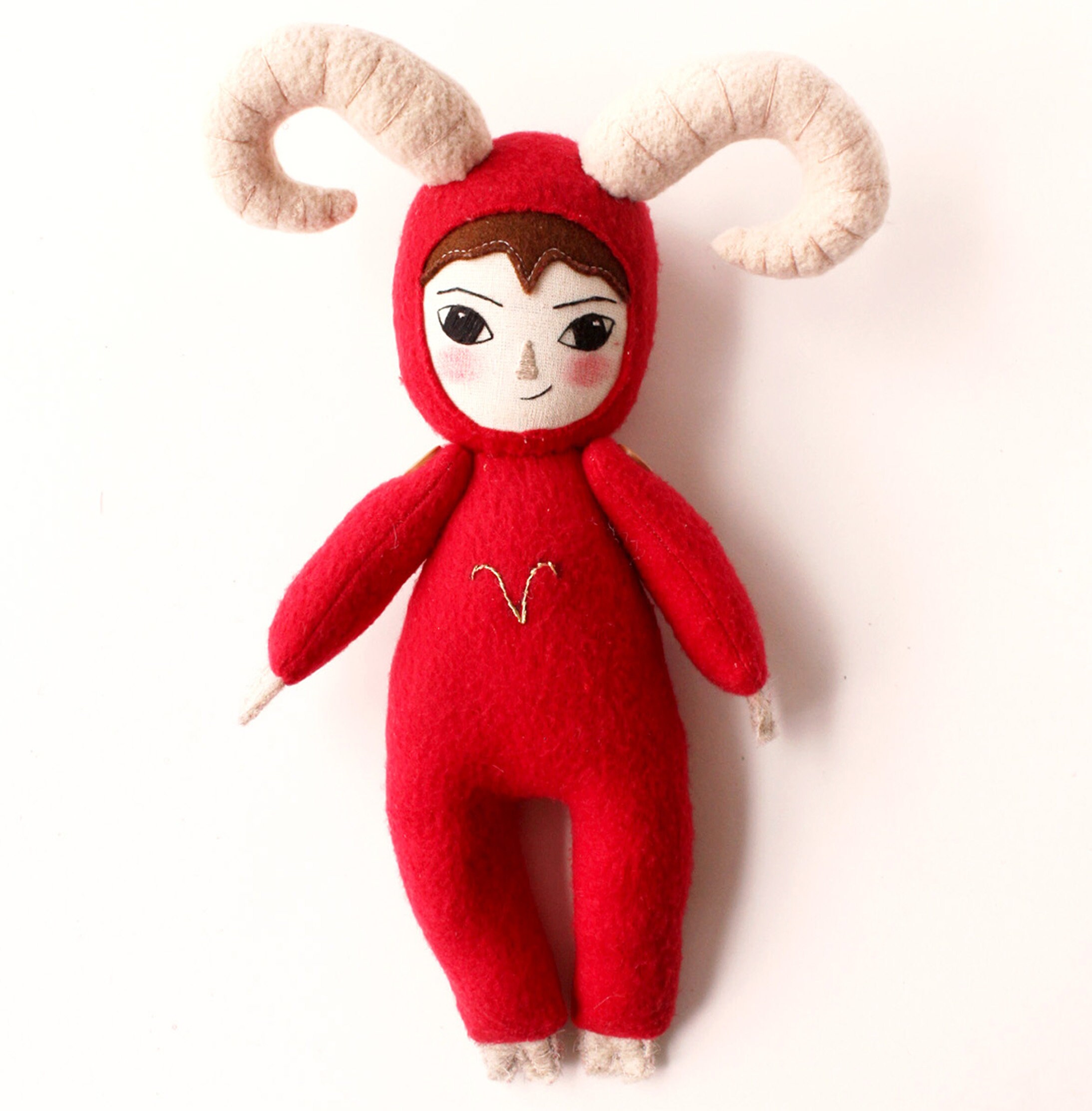 Aries Doll PDF Sewing Pattern & Tutorial -english / Español- Patrón Y ...