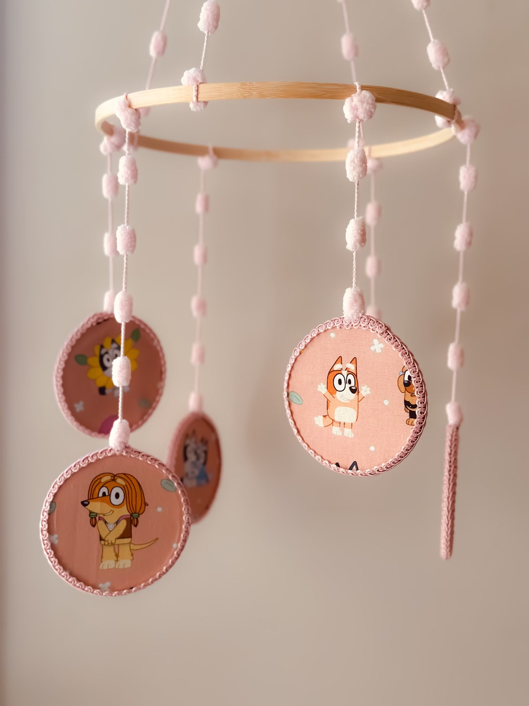 Bluey Characters Baby Mobile Nursery Decor - Etsy