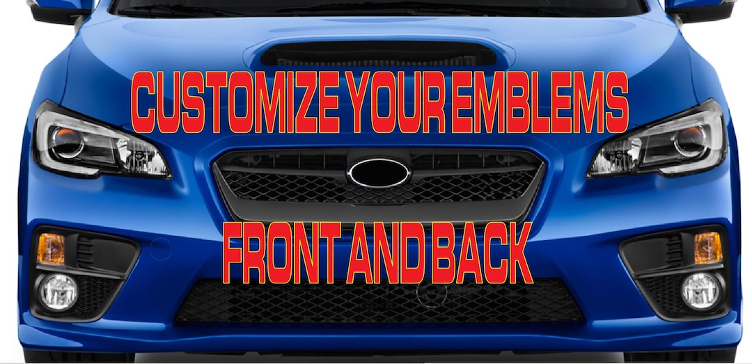 Subaru 2022 - 2025 Forester CUSTOM Overlays Vinyl Stickers Emblem ...
