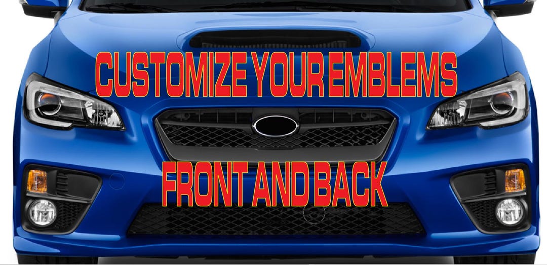Subaru 2015 - 2019 Outback CUSTOM Overlays Vinyl Stickers Emblem Decals ...