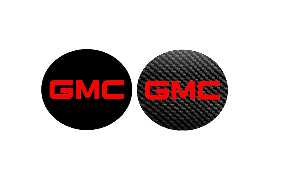 GMC Wheel Center Cap Vinyl Decal Sticker Emblem Overlay - Yukon, Sierra ...