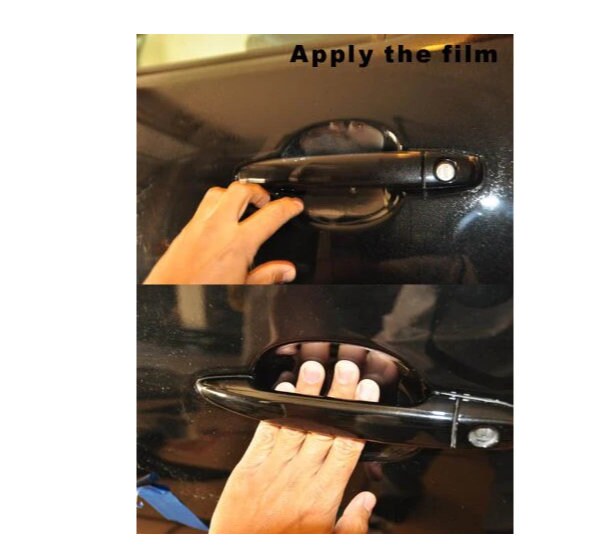 Universal Invisible Clear Car Door Handle Paint Scratch Protector Guard ...
