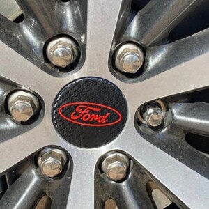 Ford Wheel Center Cap Vinyl Emblem Overlay Sticker Decals Escape ...