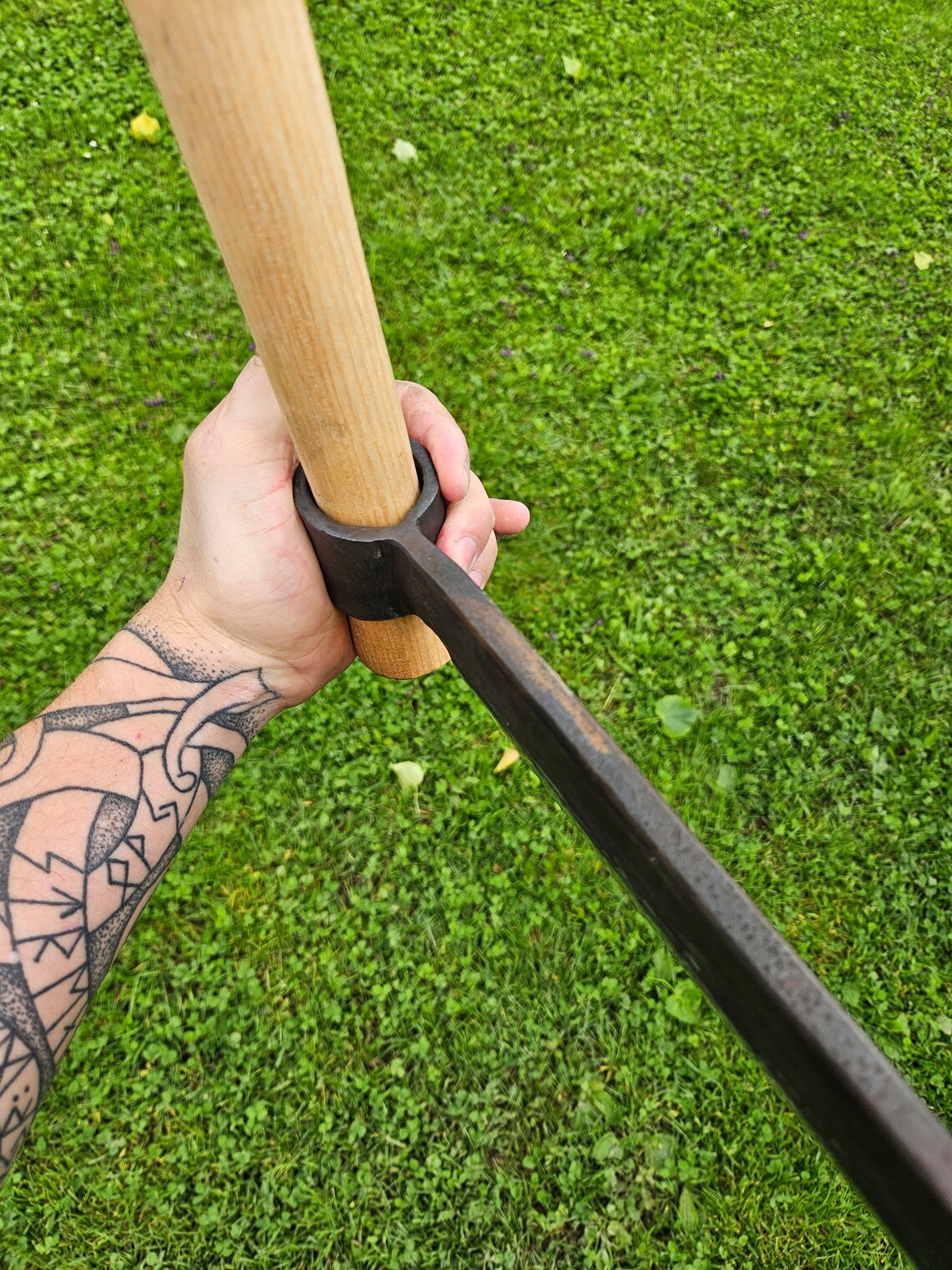 Hand Forged Splitting Froe: 5160 Spring Steel, Ash Handle - Etsy