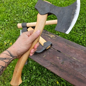 Hand Forged Woodworking Kit - Starting Set Including Froe, Carving Axe ...
