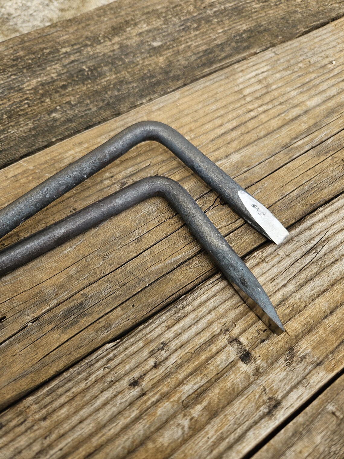 Log Dogs - 12mm- 1/2'' for Securing Logs, Cabin Build, Carpentry ...
