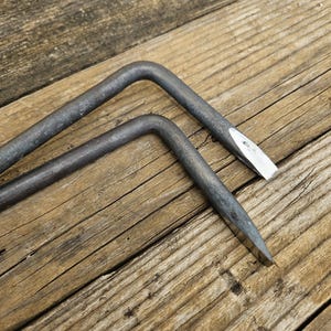 Log Dogs - 12mm- 1/2'' for Securing Logs, Cabin Build, Carpentry ...