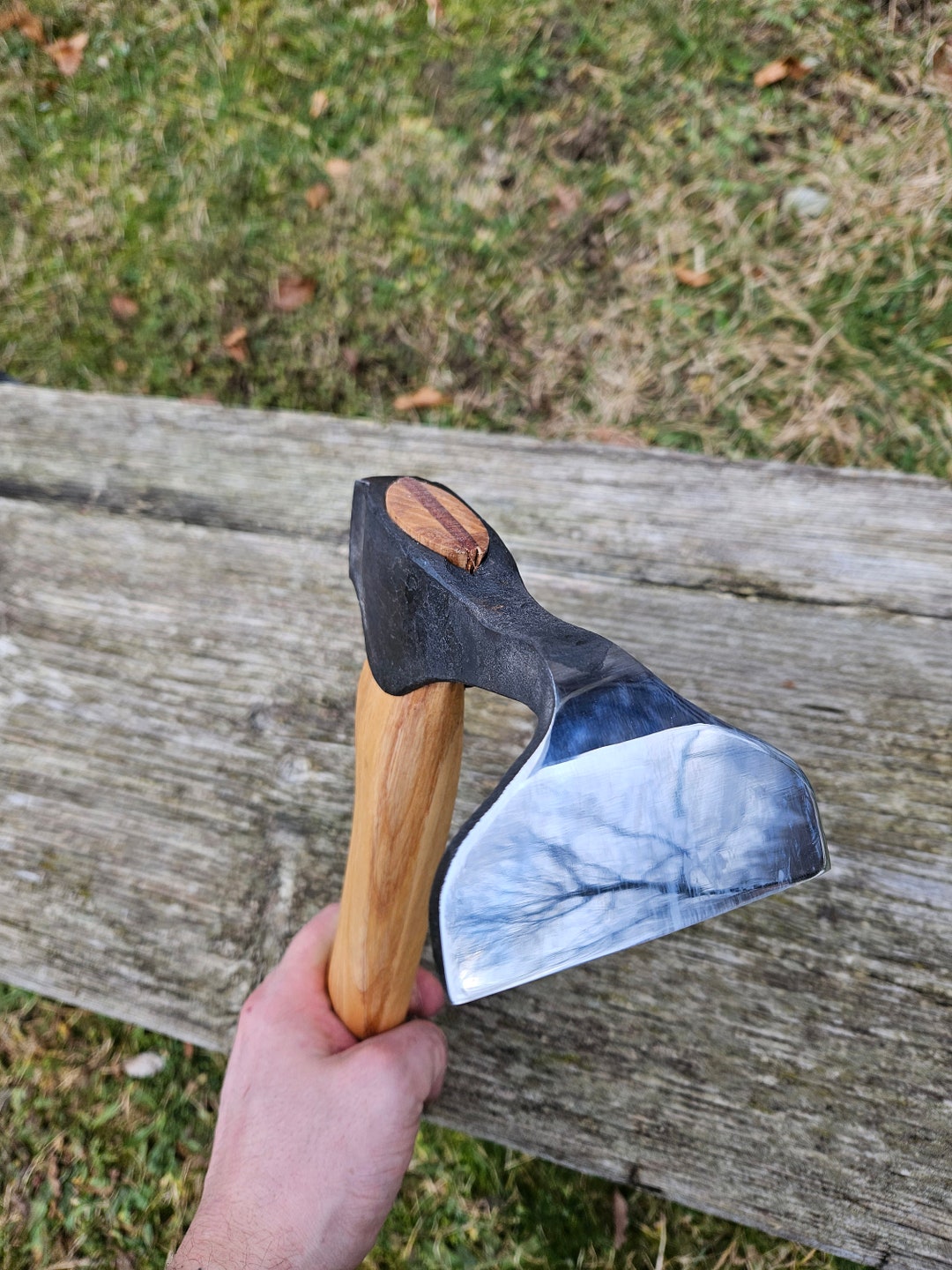 100mm Flat Adze: Cabin Building & Wood Planishing Tool, Carpentry - Etsy